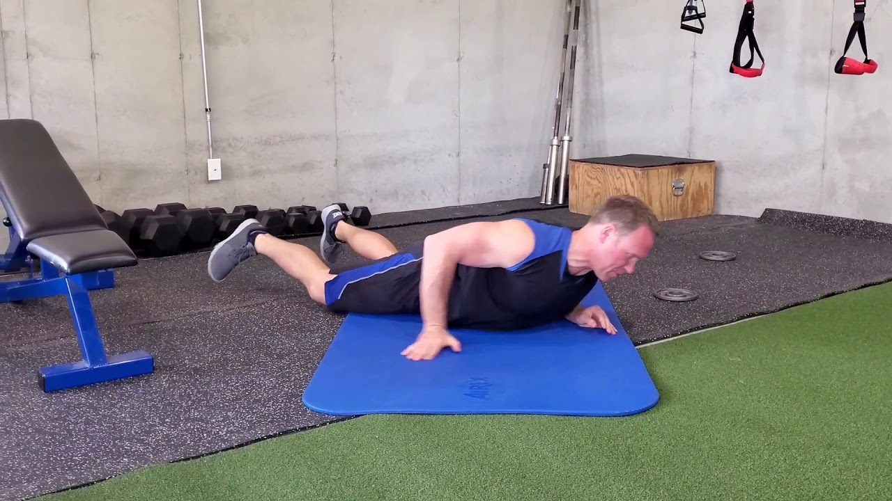 Prone Mid-Trap T Raises (demo & instructions) - YouTube
