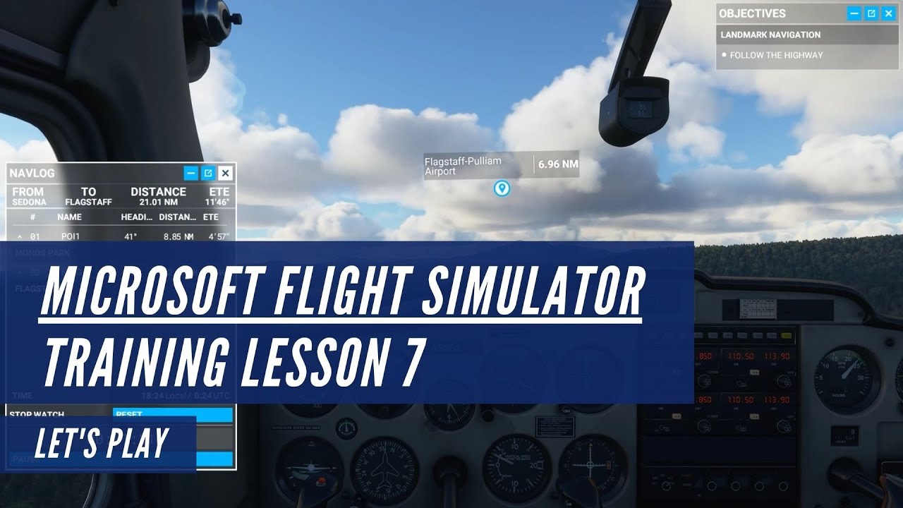 Microsoft Flight Simulator | Training School | Lesson 7: Navigation ...