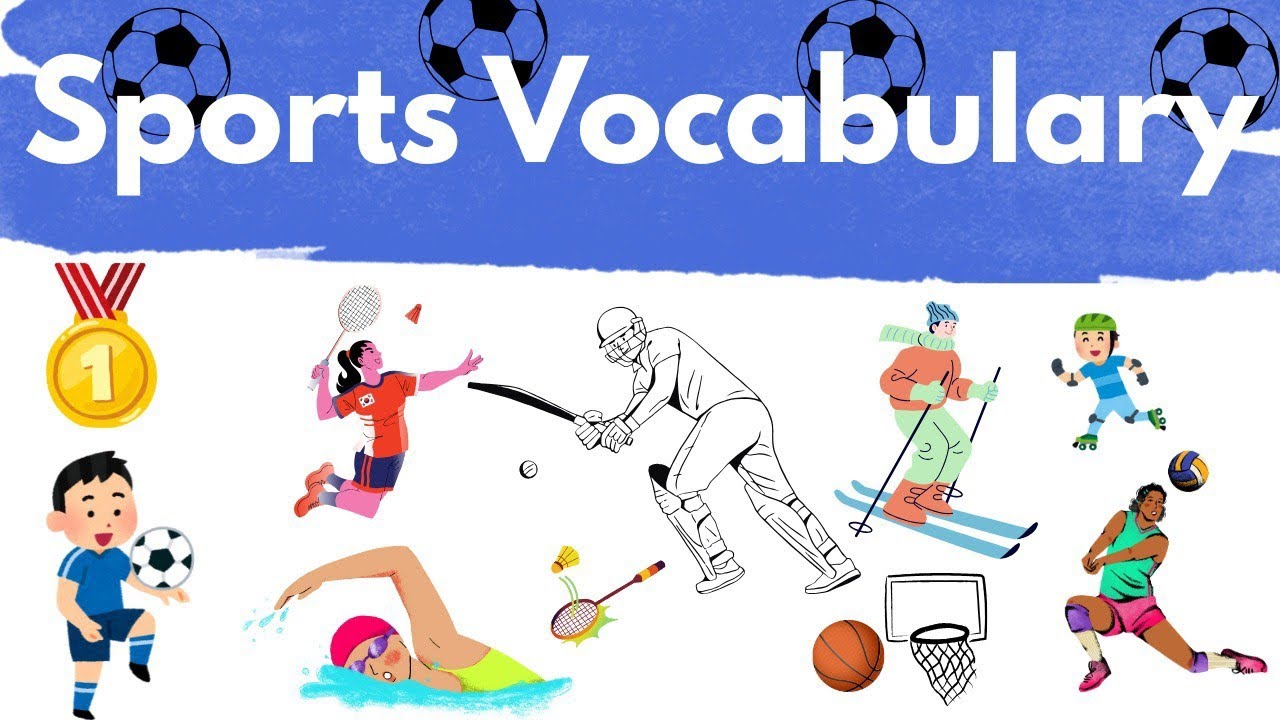 Sports vocabulary🏀|list of sports names part-1| #cricket - YouTube