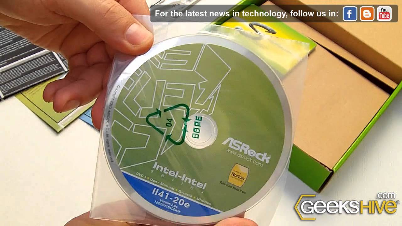 Mother G41M-S3 - Asrock - Unboxing by www.geekshive.com - YouTube