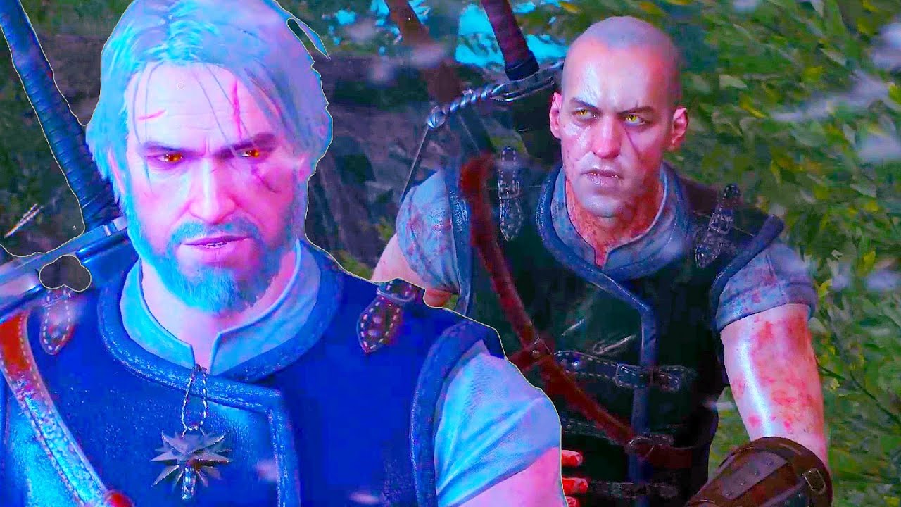 Gaetan reacts on Geralt wearing Cat School Armor. Witcher 3 - YouTube