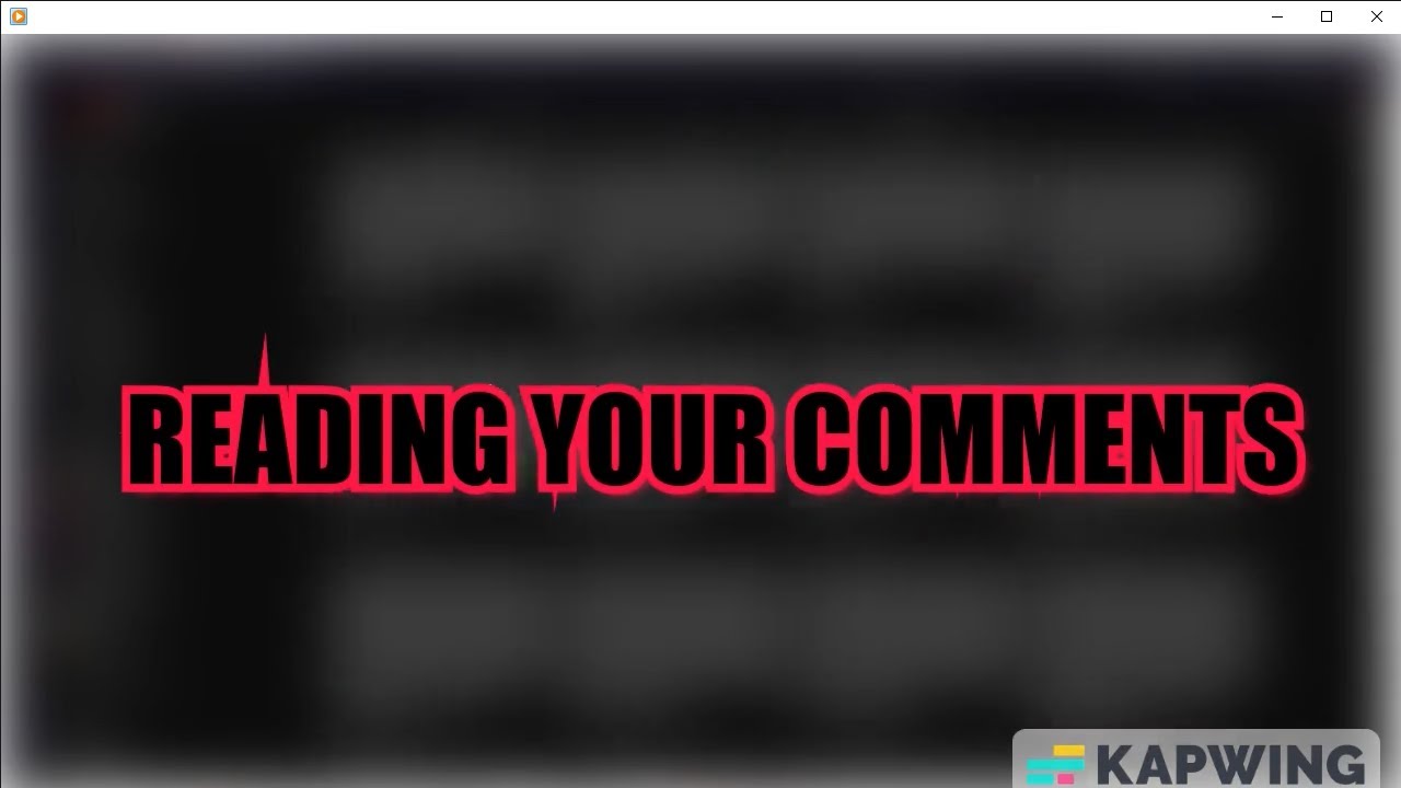 READING YOUR COMMENTS #2 SUBMISSIONS (COMMENT RANDOM THINGS DOWN BELOW ...