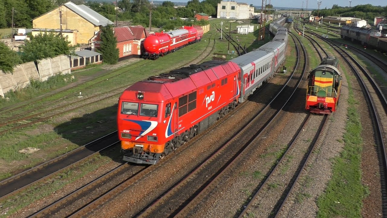 ТЭП70БС-030/TEP70BS-030 Tambov - YouTube