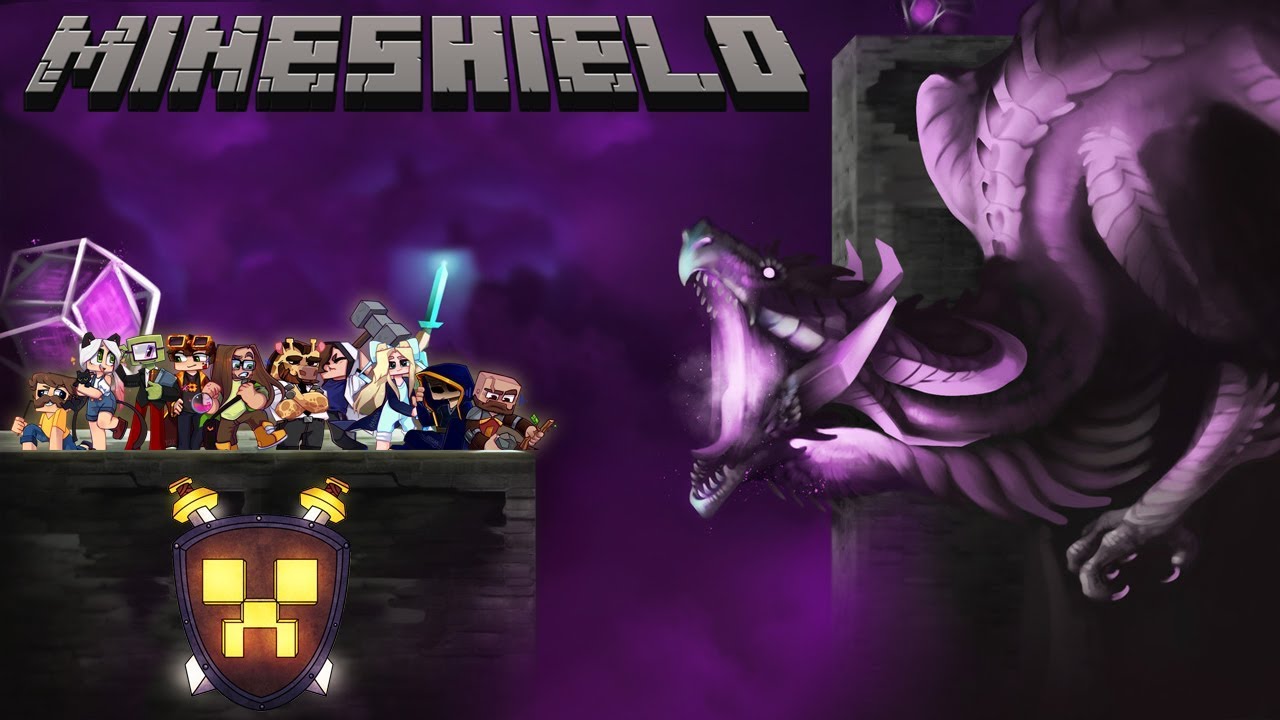 MINESHIELD #3 УБИЙСТВО ЭНДЕР ДРАКОНА - YouTube