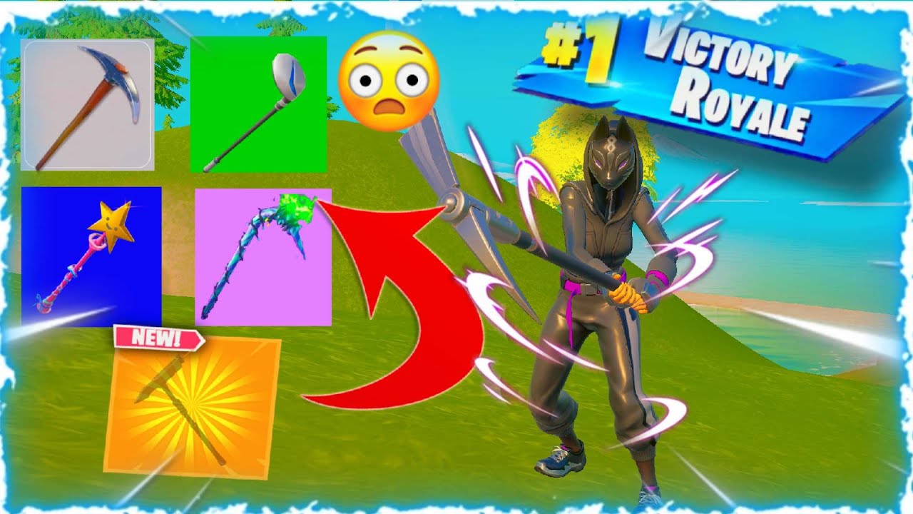 RANDOM *PICKAXE* CHALLENGE ÎN FORTNITE -! - YouTube