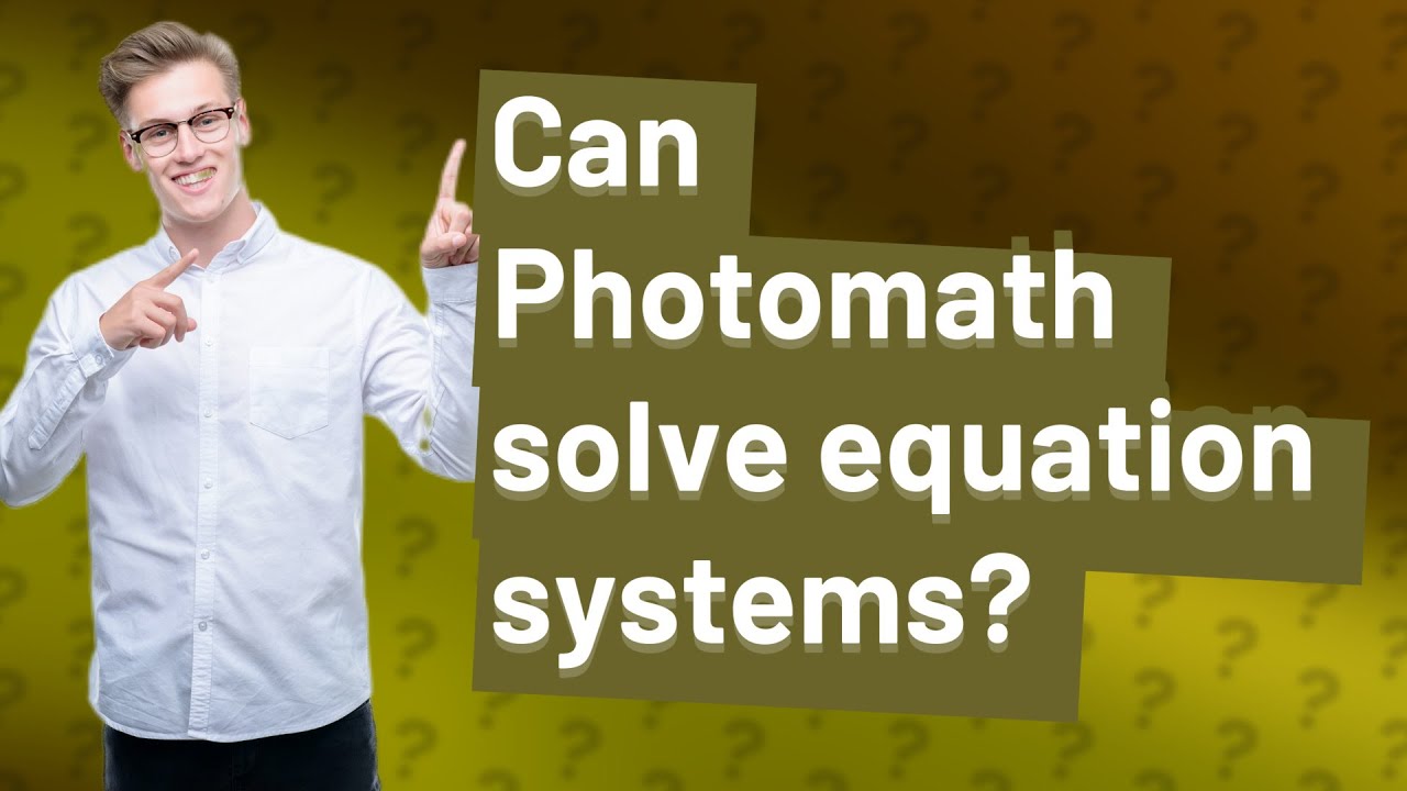 Can Photomath Solve Equation Systems YouTube Can Photomath Solve Equation Systems YouTube
