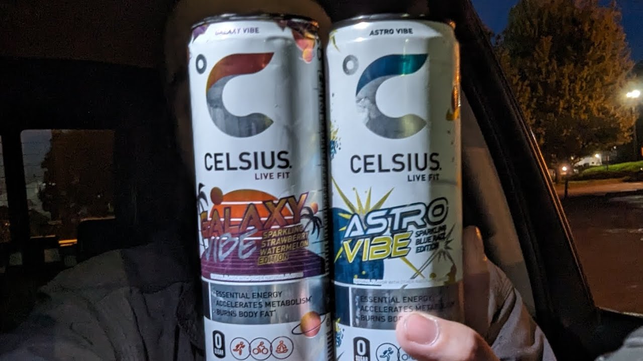 Celsius: Galaxy Vibe & Astro Vibe Review - YouTube