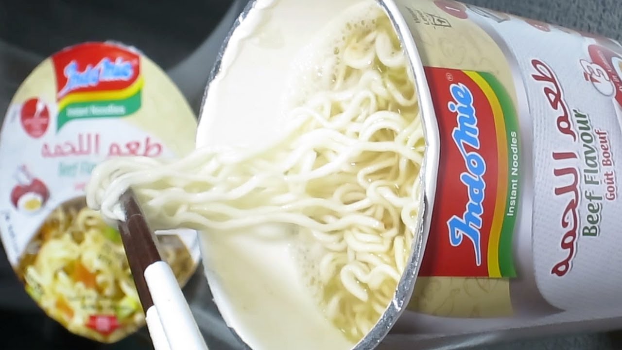 No.6557 Indomie (Egypt) Beef Flavour (Cup) - YouTube