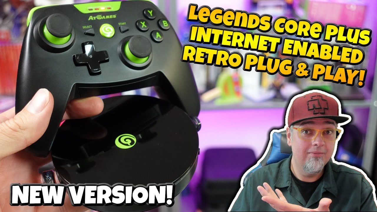 Internet Enabled Retro Plug & Play Console! AtGames Legends Core Plus ...