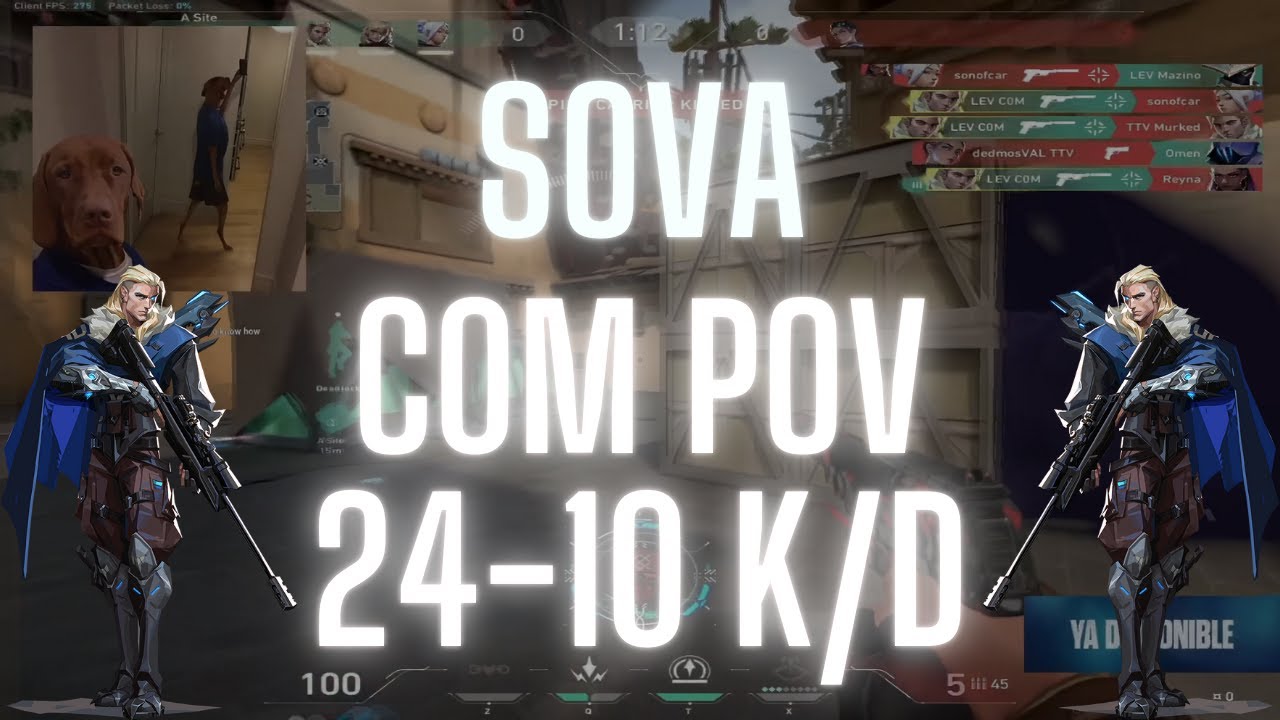 LEV C0M POV Sova on Haven 24-10 K/D (VALORANT Pro POV) - YouTube