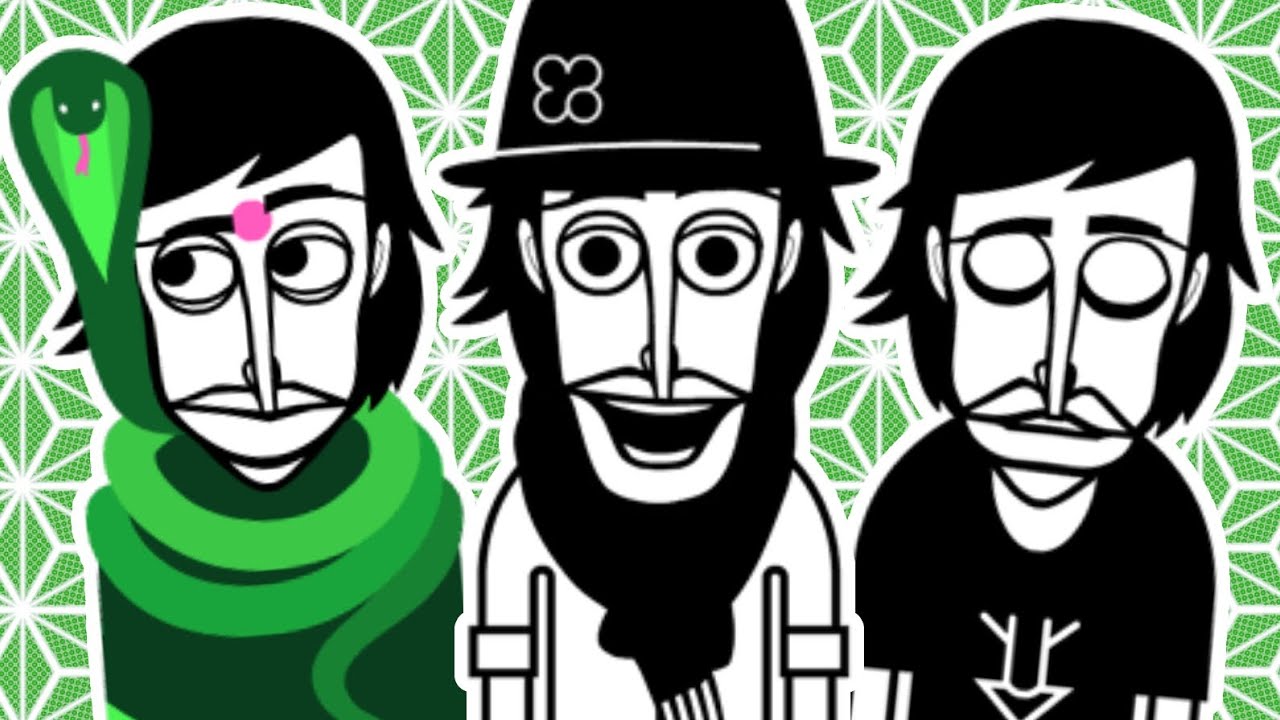 incredibox all non-face covered characters - YouTube