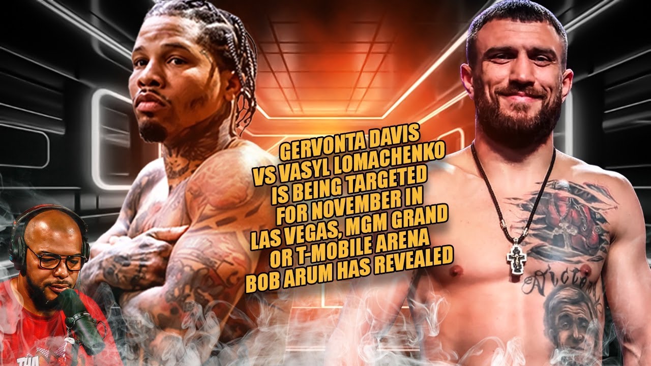 ☎️Gervonta Davis vs Vasyl Lomachenko Targeted For November In Vegas ...