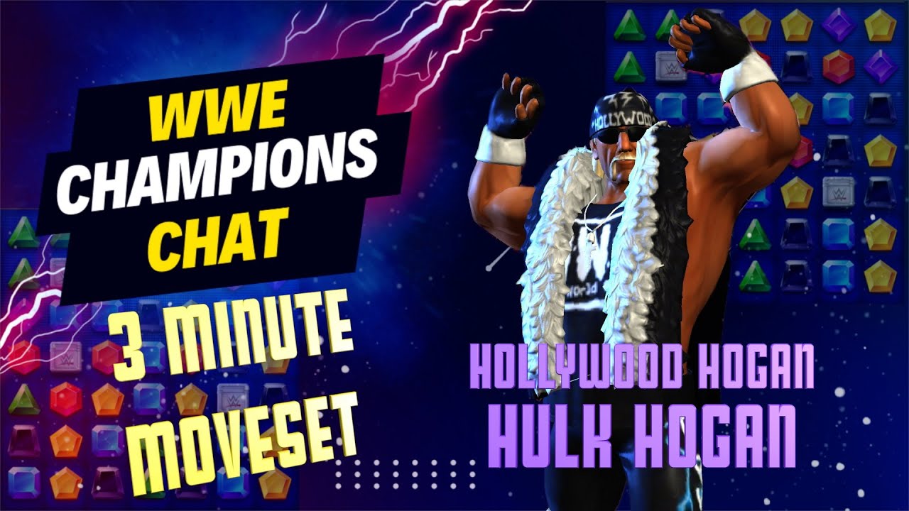 Hulk Hogan Hollywood Hogan | 3 Minute Movesets | WWE Champions # ...