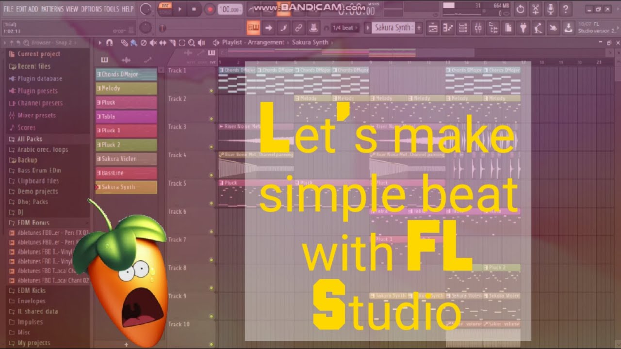 Fl Studio Beat Making, Simple beat Tutorial - YouTube