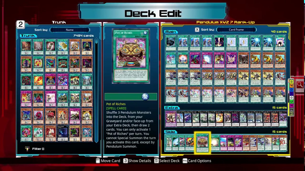 Pendulum XYZ 7 Rank-Up Deck Recipe - YuGiOh Legacy of the Duelist - YouTube