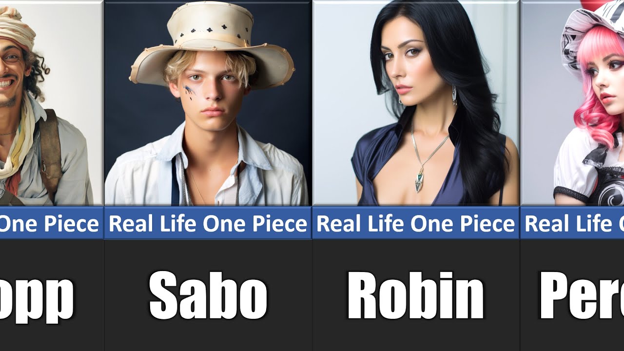 One Piece Characters In Real Life - YouTube