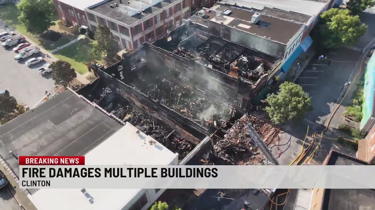 3 firefighters injured, multiple buildings destroyed after fire in ...