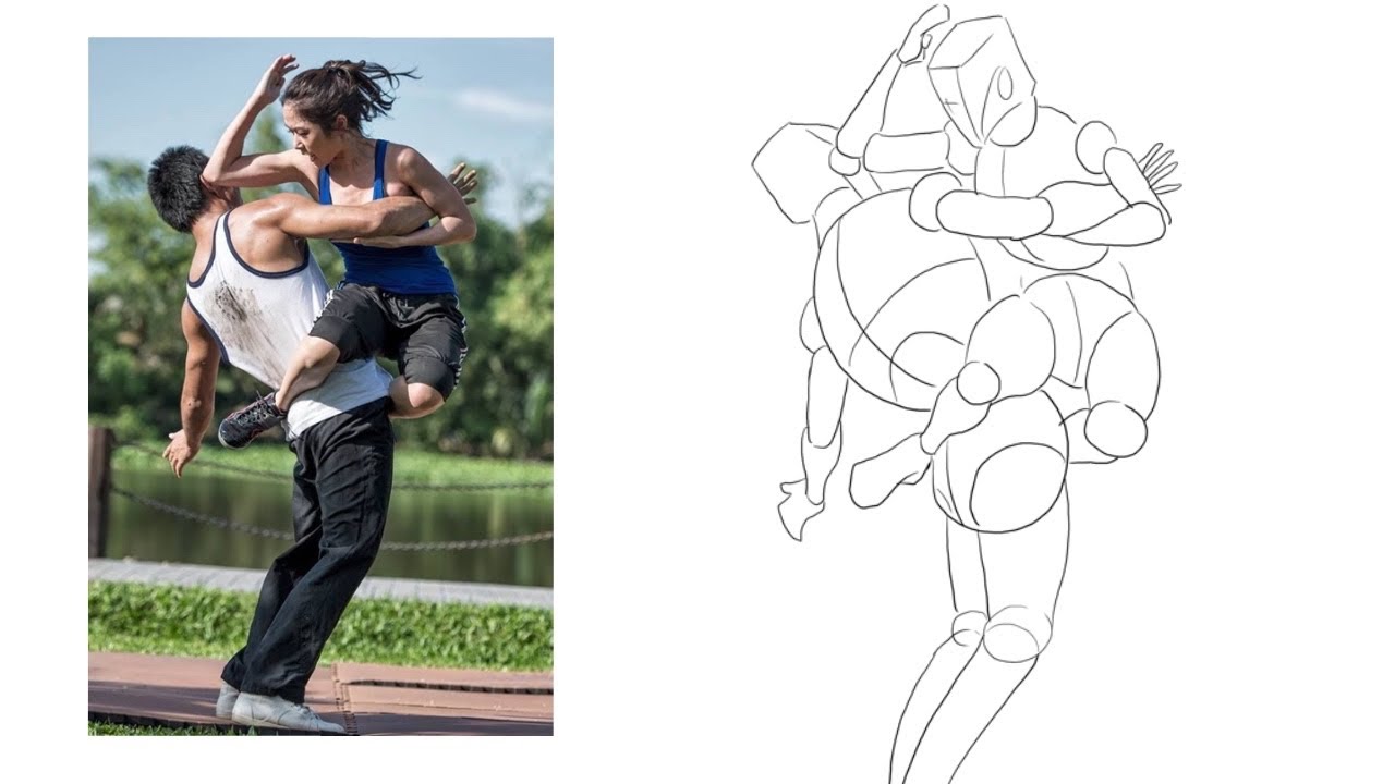How to Draw Anime Characters in Dynamic Poses | Drawing Contact ...
