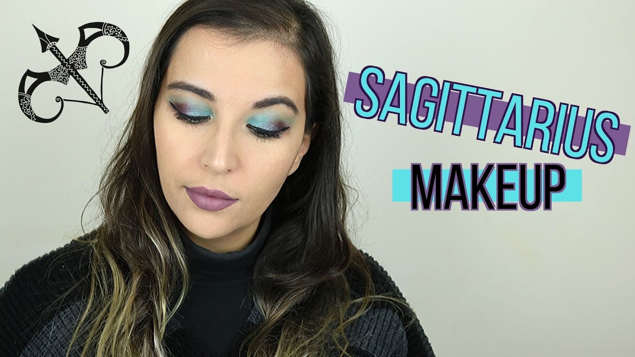 SAGITTARIUS MAKEUP TUTORIAL | ZODIAC SIGN SERIES | Inspired look using ...