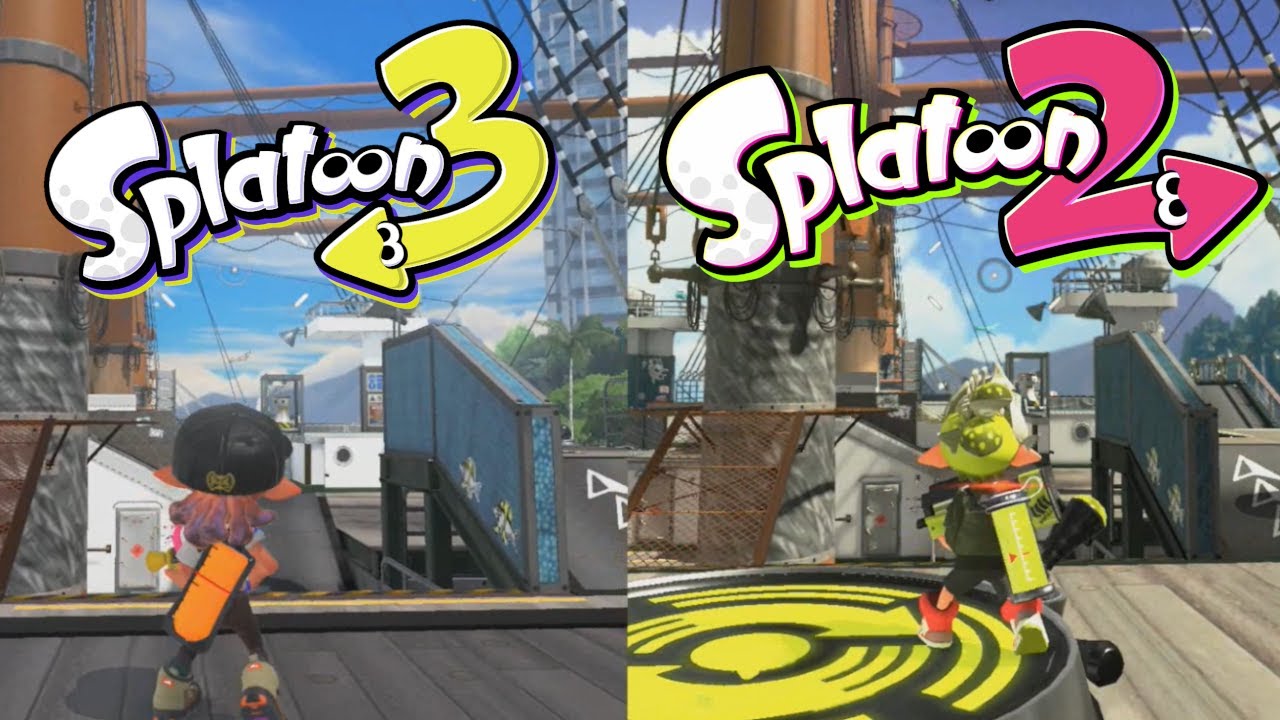 Splatoon 3 VS 2 Manta Maria Comparison - YouTube