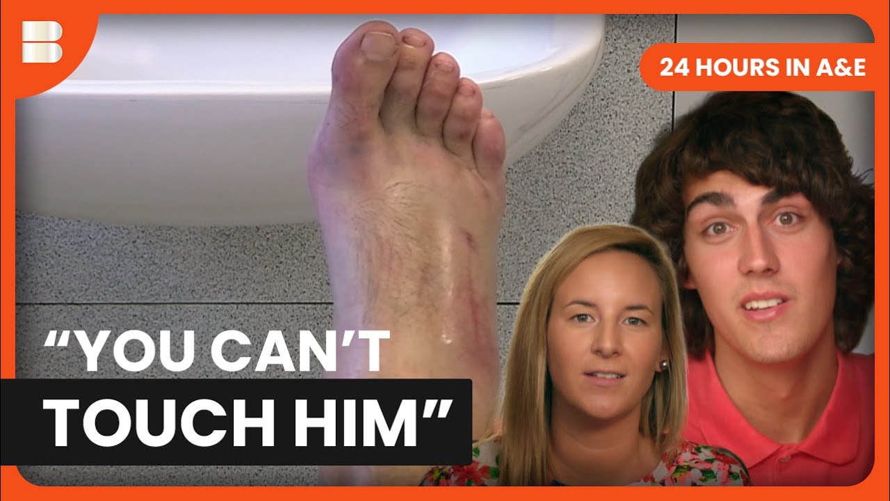 He Could Lose His Foot After This Accident | 24 Hours in A&E | Medical ...