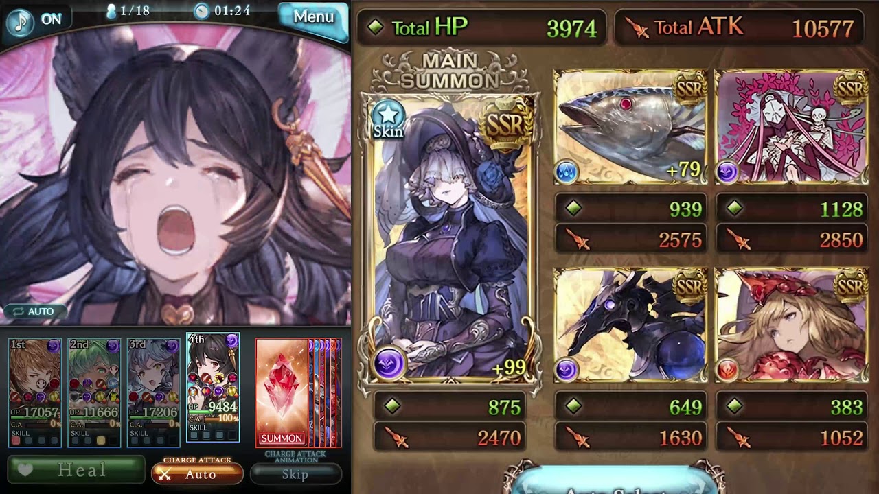 Granblue Fantasy - Nier and Kolulu Apollo HL (Dark Magna) - YouTube
