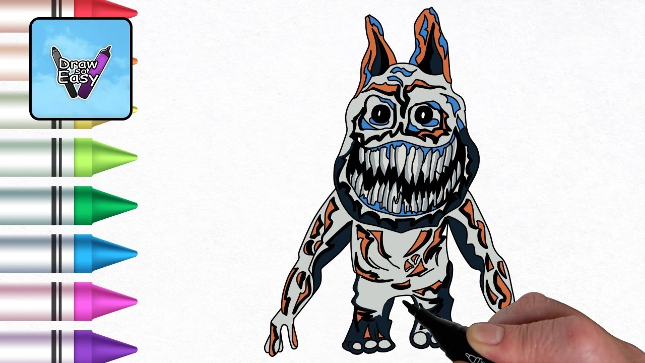 How to Draw Monster Rabbit New Look | Zoonomaly - YouTube