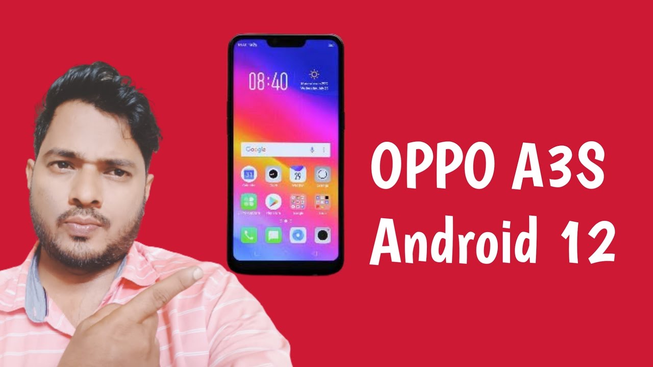 OPPO A3S Android 12 Update Finally - YouTube