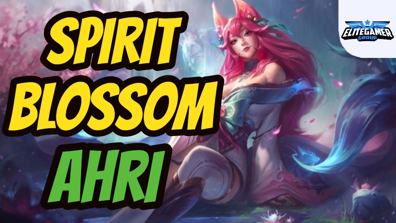 Spirit Blossom Ahri Skin Spotlight - League of Legends Skin Review ...