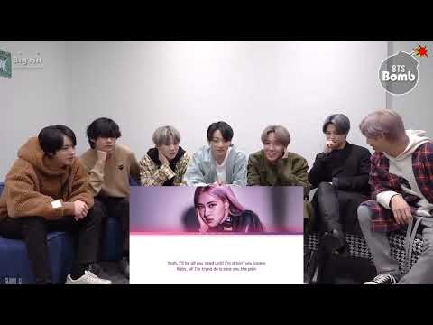 bts reaction blackpink rośe - HARD TO LOVE #blackpink #bts