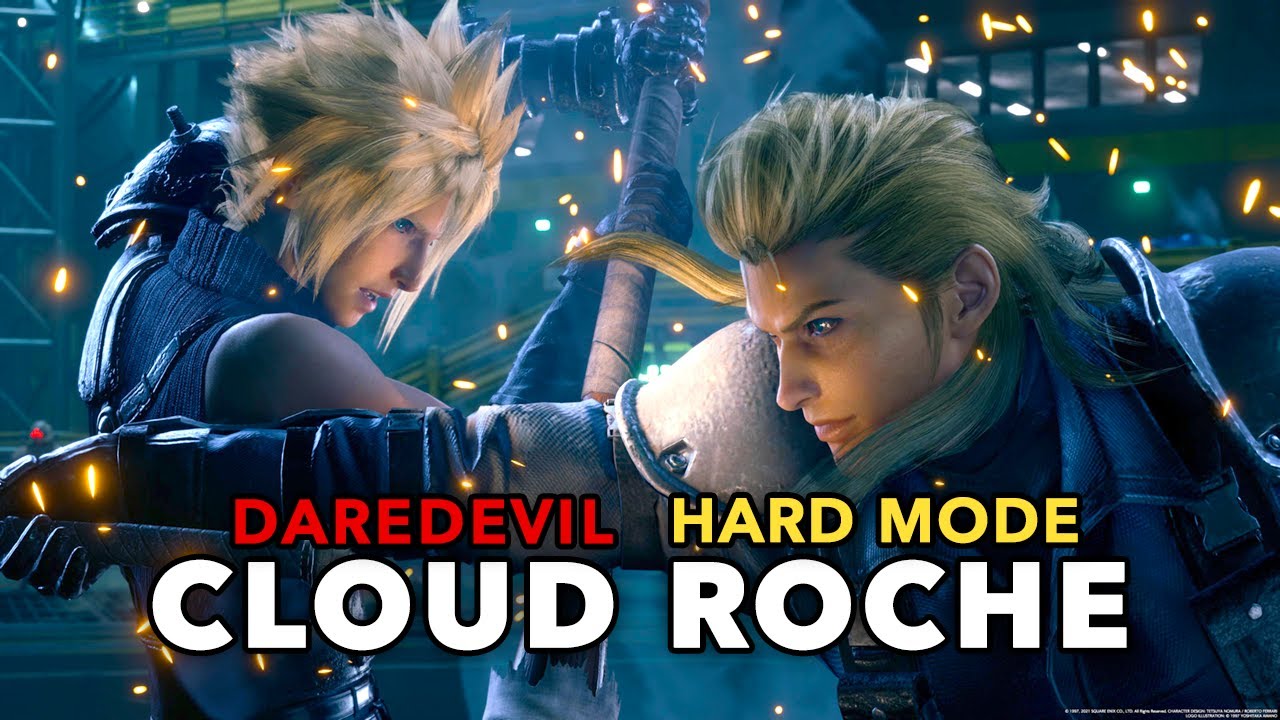 Cloud vs Roche Hard Mode No Limit Nail Bat | Final Fantasy 7 Remake - YouTube