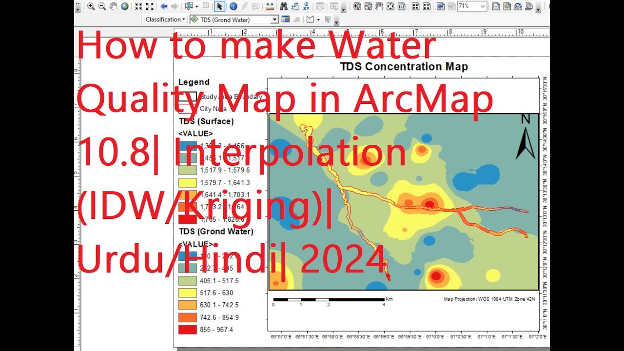 Water Quality Mapping in ArcGIS: IDW vs. Kriging Interpolation Techniques #arcgis #gis #idw ...