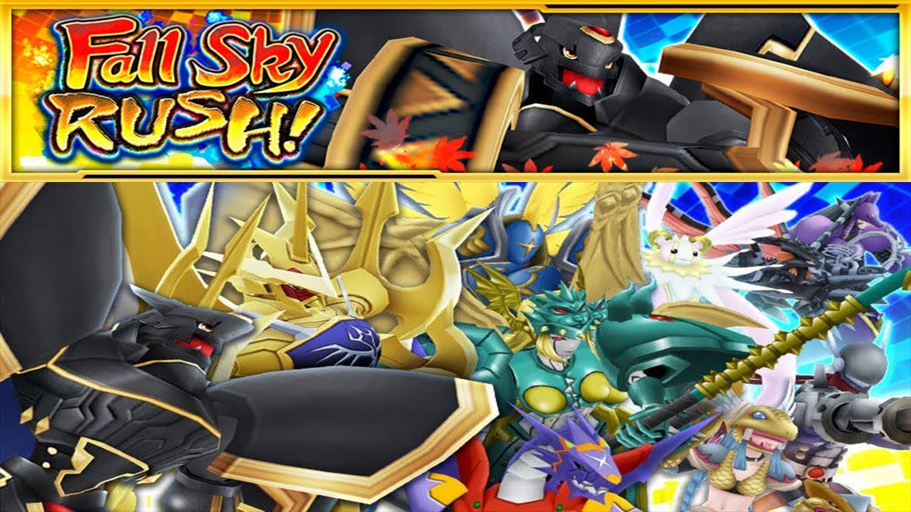 ¡SEGUIMOS CON LOS EVENTOS DE OTOÑO! Fall Sky RUSH Evento- Digimon Links ...
