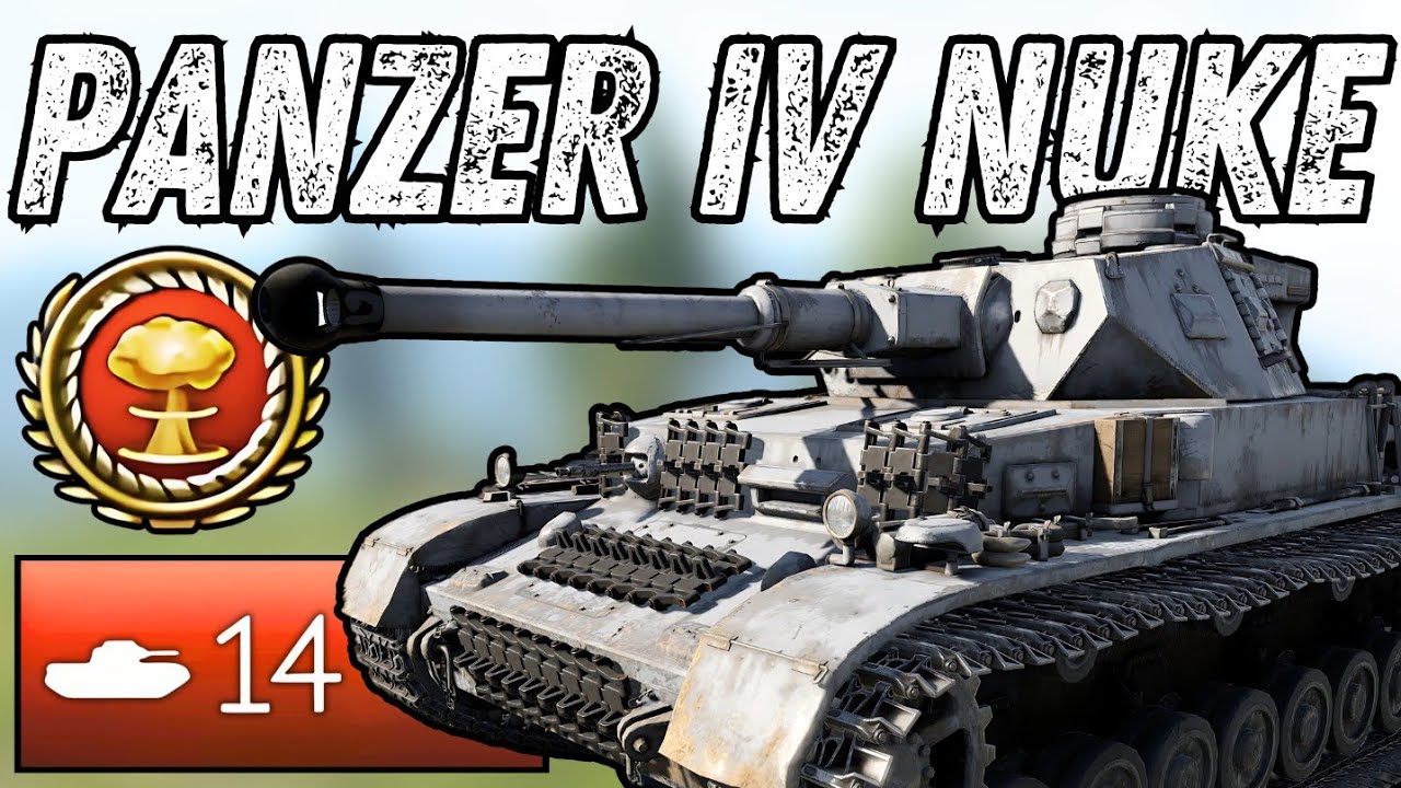 Getting a NUKE with a STARTER TANK - War Thunder (Panzer IV F2) - YouTube