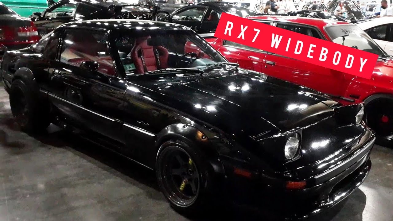 Mazda RX7 Widebody Y Honda Power en Puerto Rico - YouTube