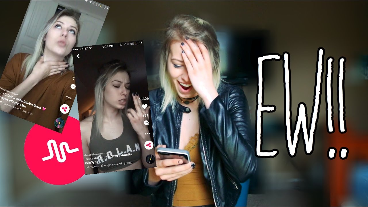 REACTING TO MY PRIVATE MUSICAL.LYS | Maddie Welborn - YouTube
