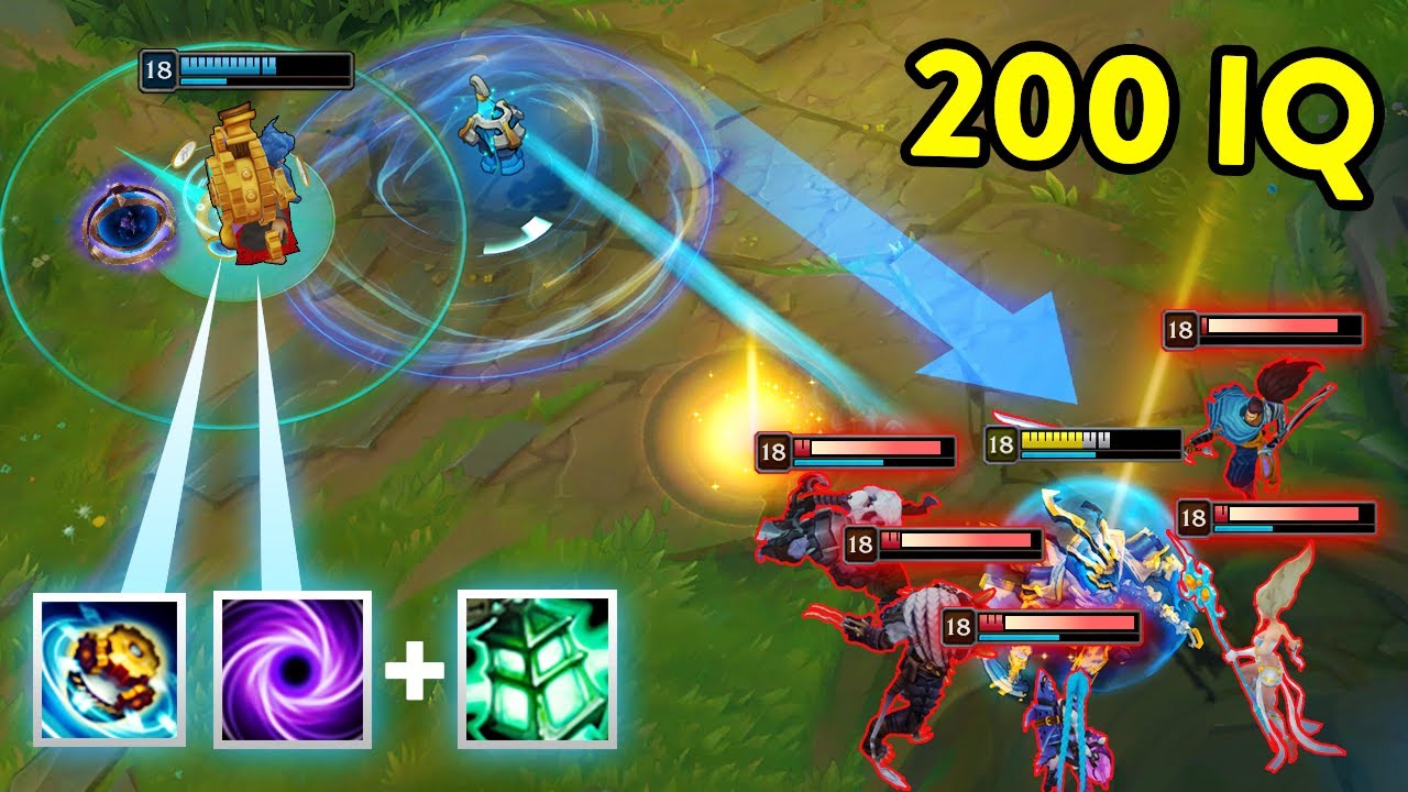 When LOL Players Make SUPER SMART Plays... - YouTube