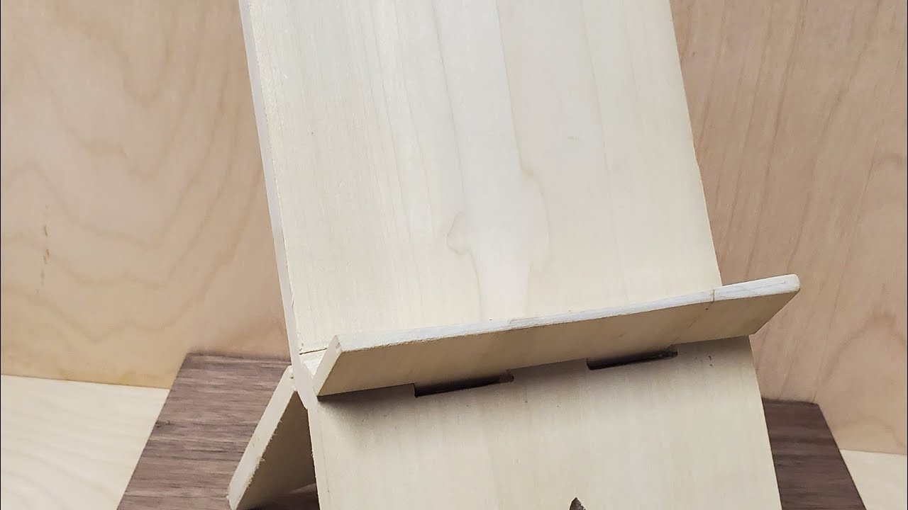 Roubo book stand / phone stand build. - YouTube