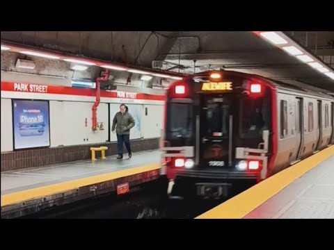 MBTA Red Line CRRC Park Street to Alewife 11/29/24 - YouTube