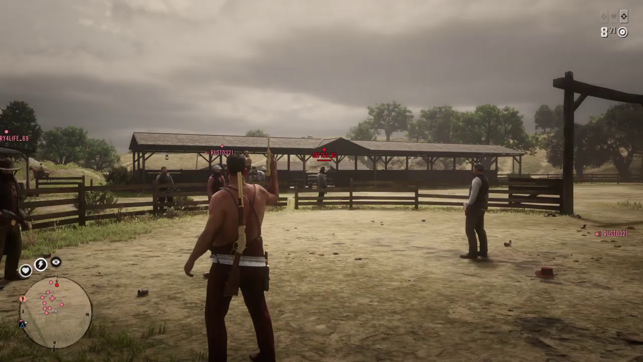 Red dead redemption fight club Heavyweight title/fight night - YouTube