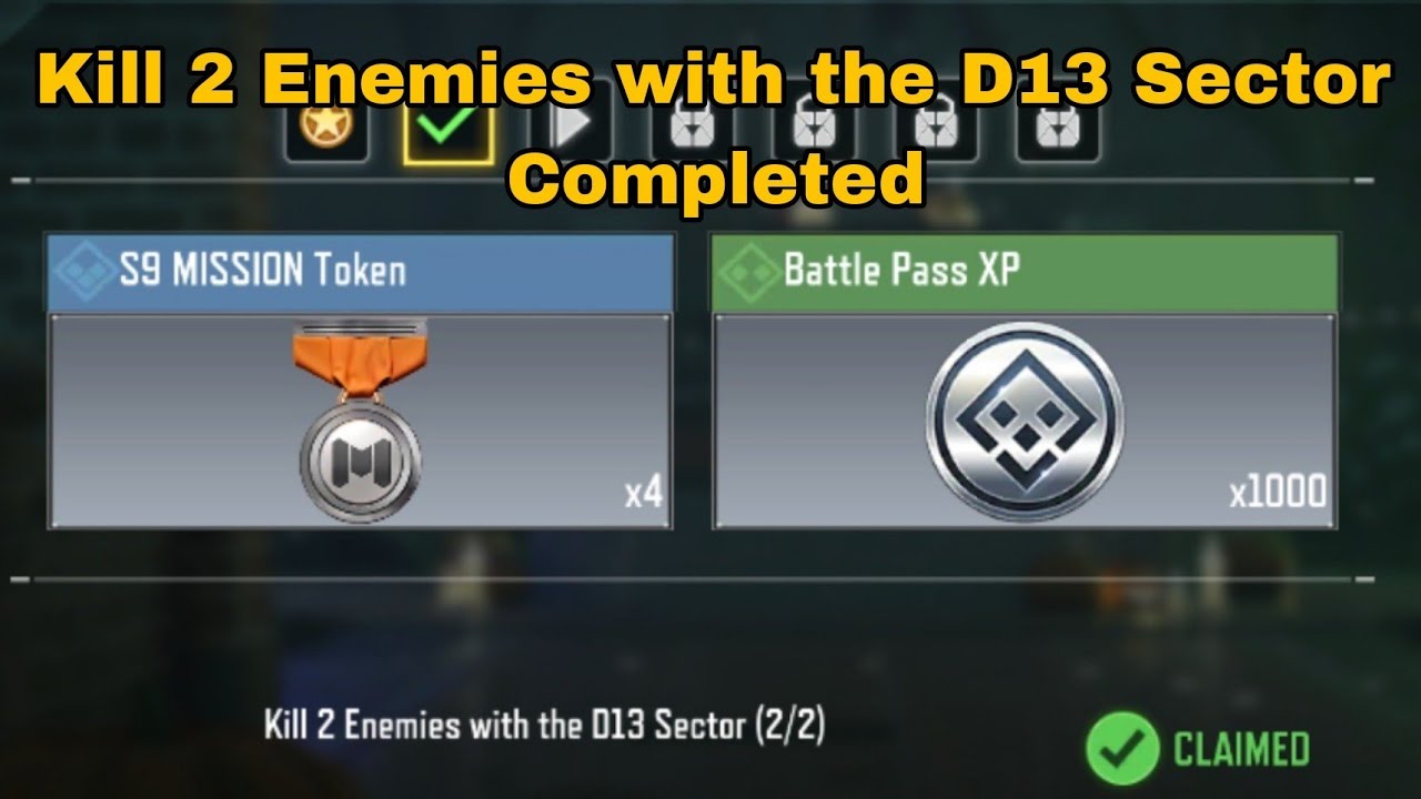 Kill 2 Enemies with the D13 Sector Cod Mobile - YouTube