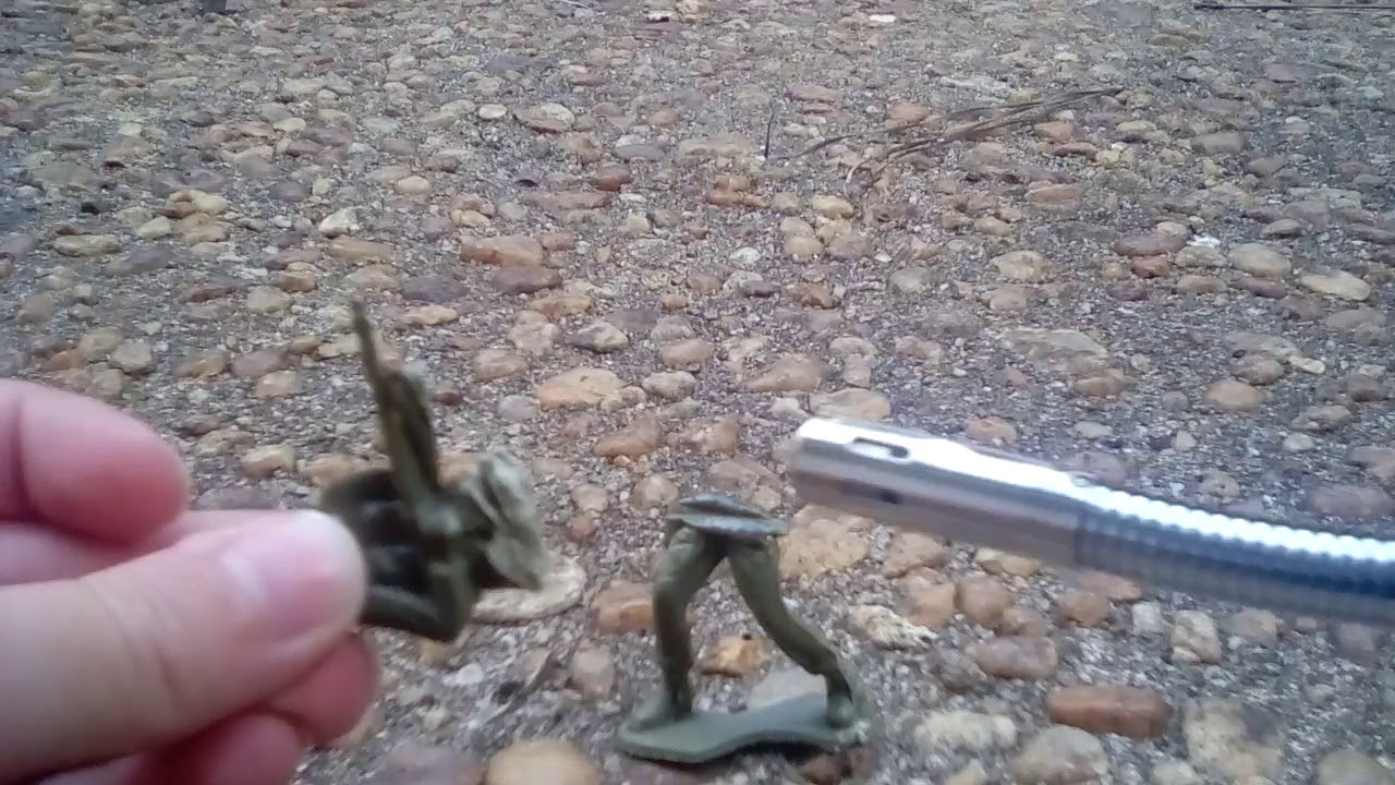 How to make your own custom melted army men - YouTube