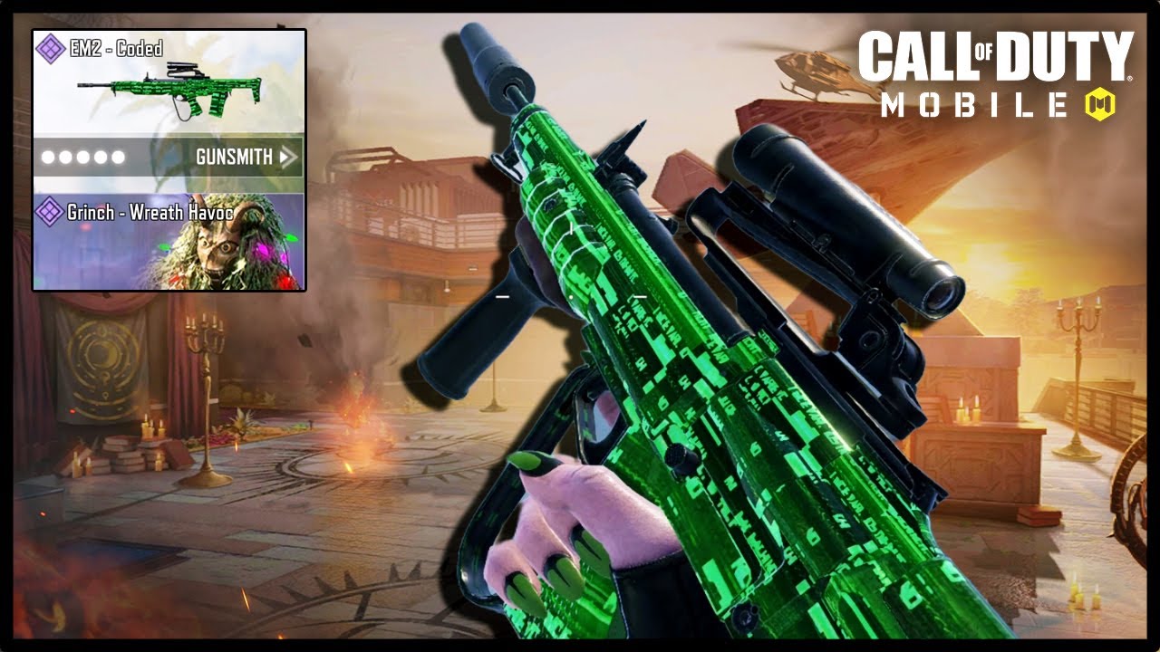 EM2 CODED GAMEPLAY CALL OF DUTY MOBILE - YouTube
