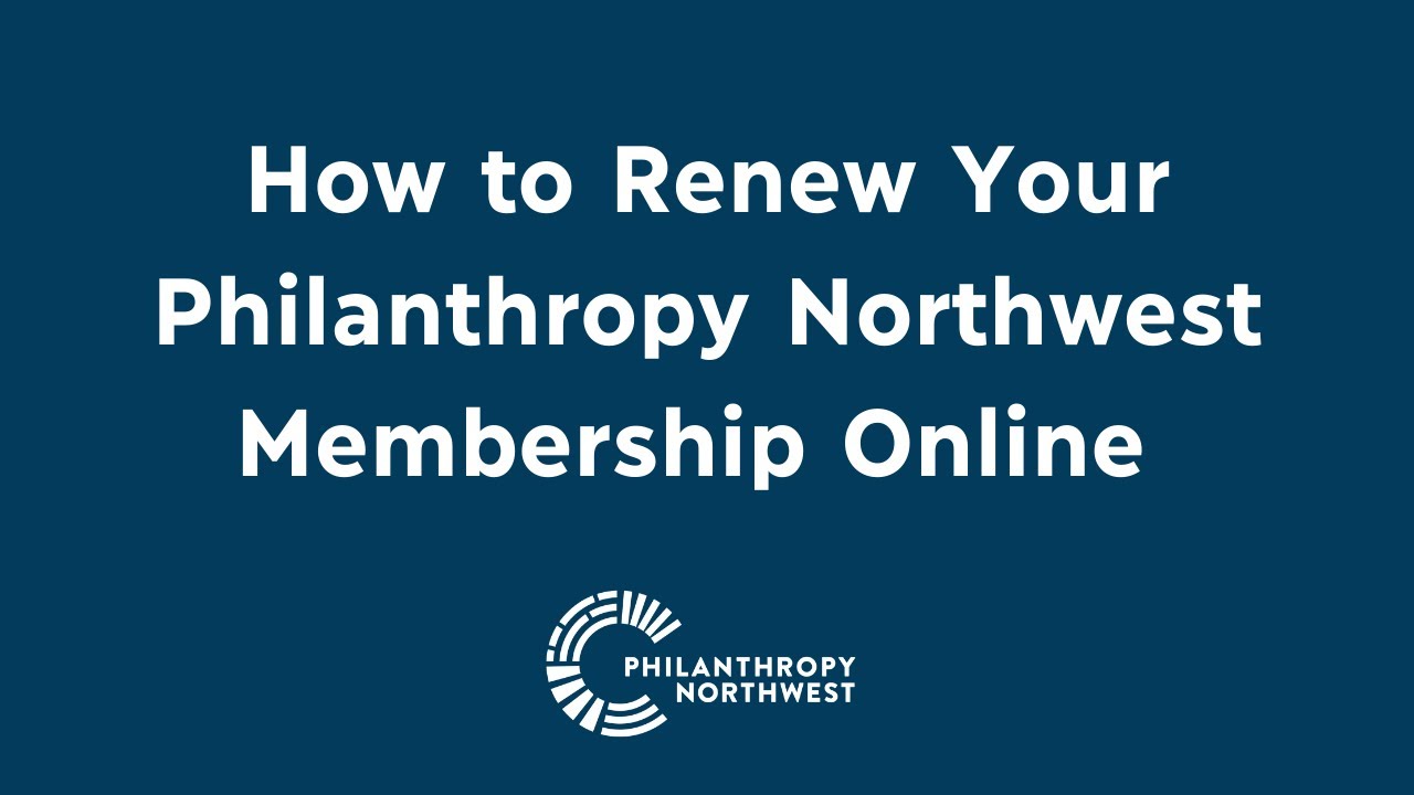 How to Renew Your Membership Online - YouTube