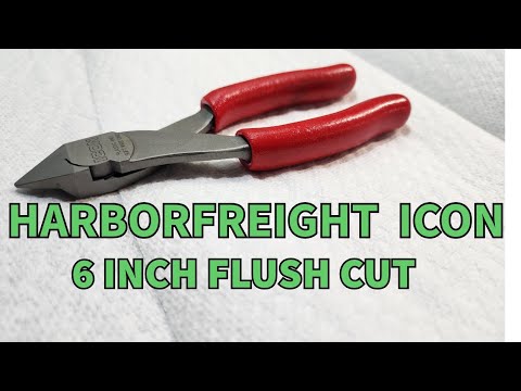 Review of "ICON" 6-inch flush cut pliers. - YouTube