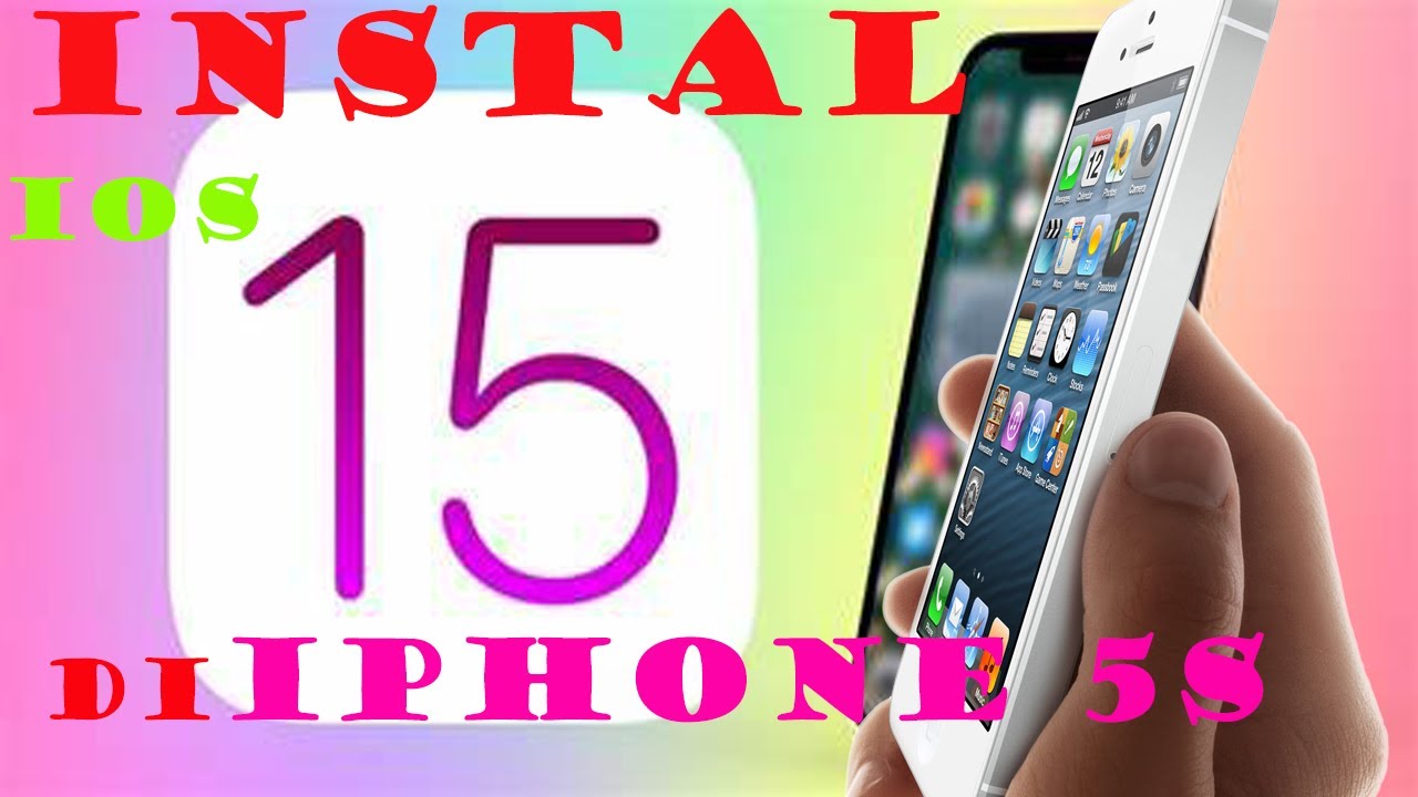 Ios 15 Iphone 5s - YouTube