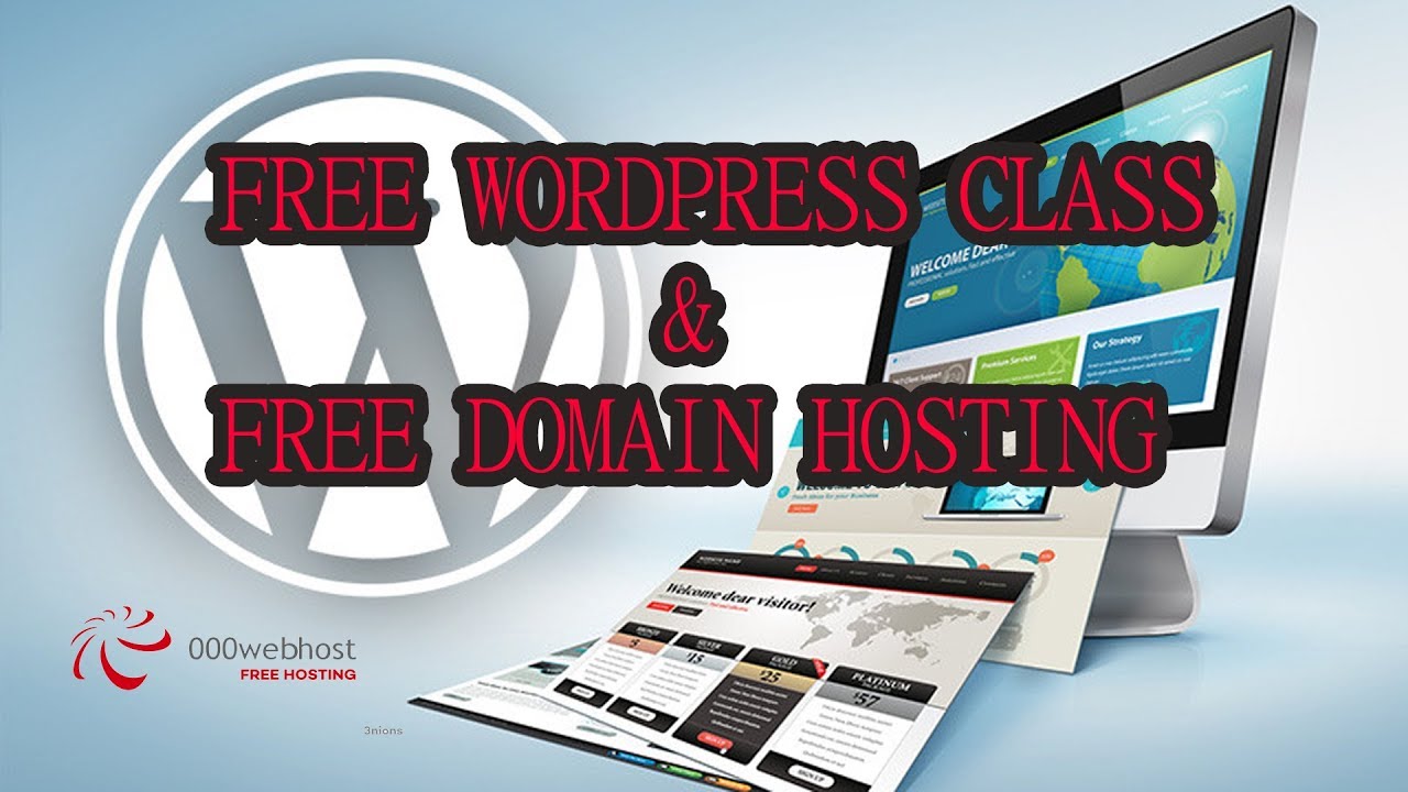 Free WordPress Classes and Free Domain Hosting - YouTube