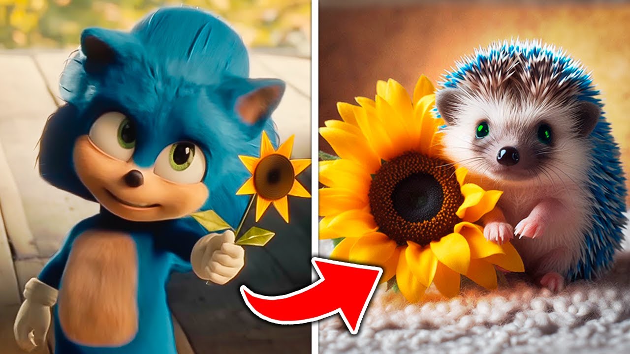 SONIC The Hedgehog Characteres in REAL LIFE! - YouTube