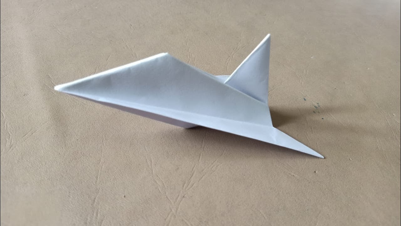 Easy Origami Paper Jet | Jet Origami - YouTube