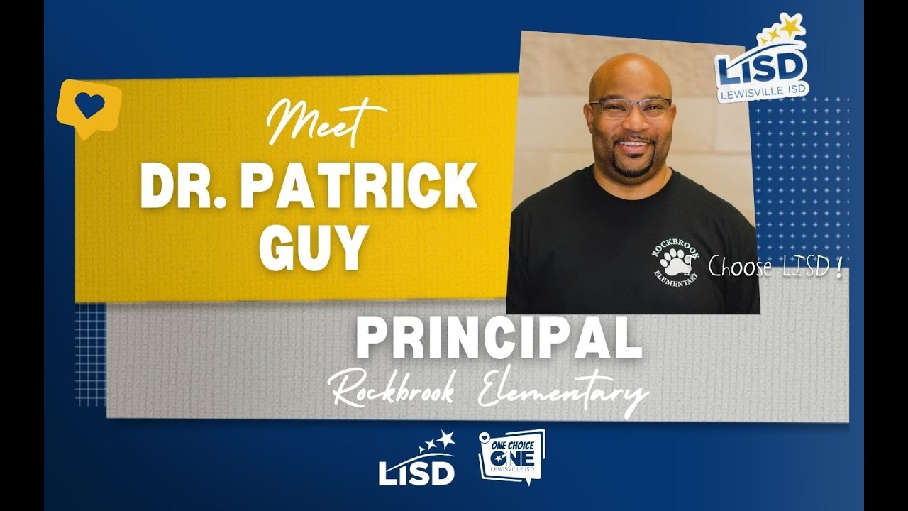 Meet Dr. Patrick Guy | Principal Rockbrook Elementary - YouTube